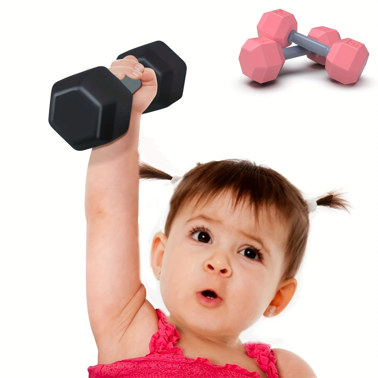 Baby Dumbbell Mini Dumbbell Speelgoed | Sensorisch Verrijkte Dumbbell